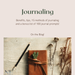 Journaling: tips, methods, & prompts - New Life Counseling